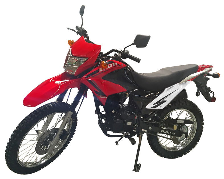 Apollo Enduro BSR 250 Motorcycle, 5-Speed Manual Clutch – Powersports ...