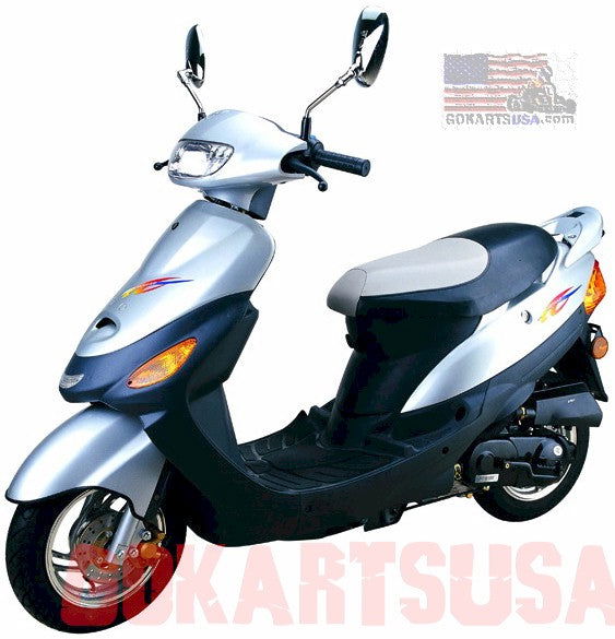 Express 50 Moped Scooter HT50QT-16 – Powersports Warehouse