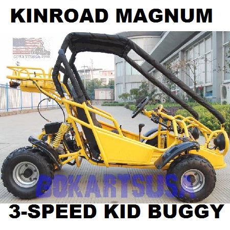 Kinroad Magnum 125 Go Kart, 3 Speed with Reverse – Powersports Warehouse