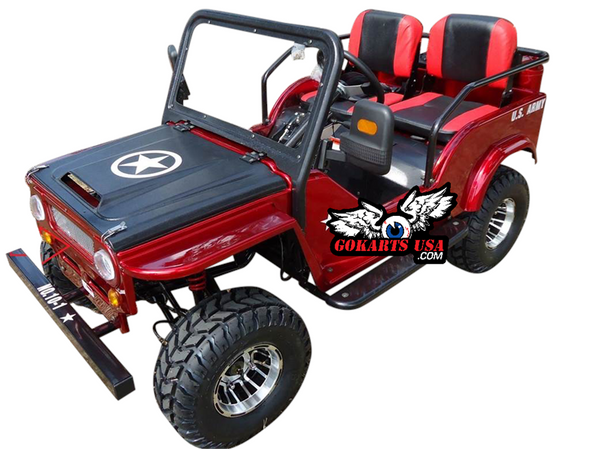Mini Jeep 125cc Go Kart, 3-speed with Reverse, New Rear Mounted Engine ...