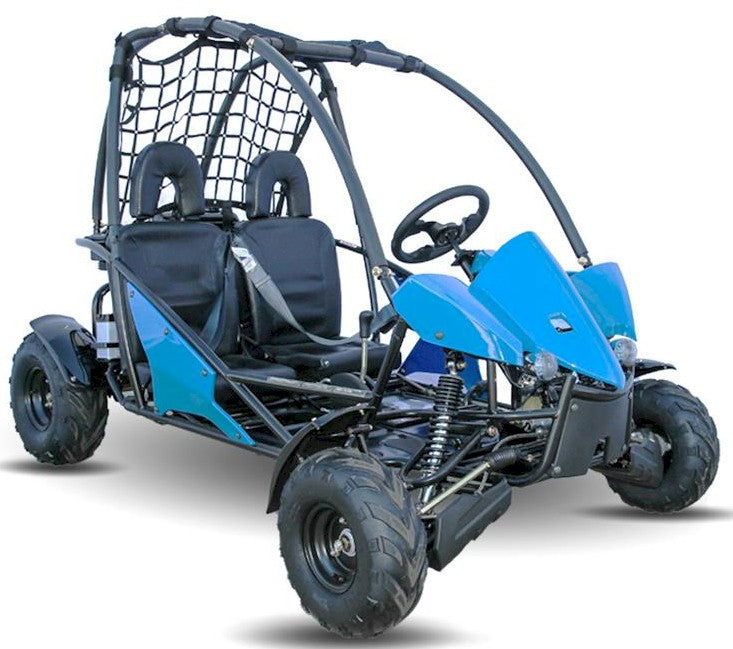 Kandi KD-125 (KD-125GKT) Kids Go Kart, blue – Powersports Warehouse