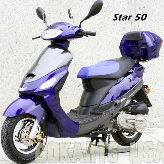 Star 50cc Moped Scooter – Powersports Warehouse